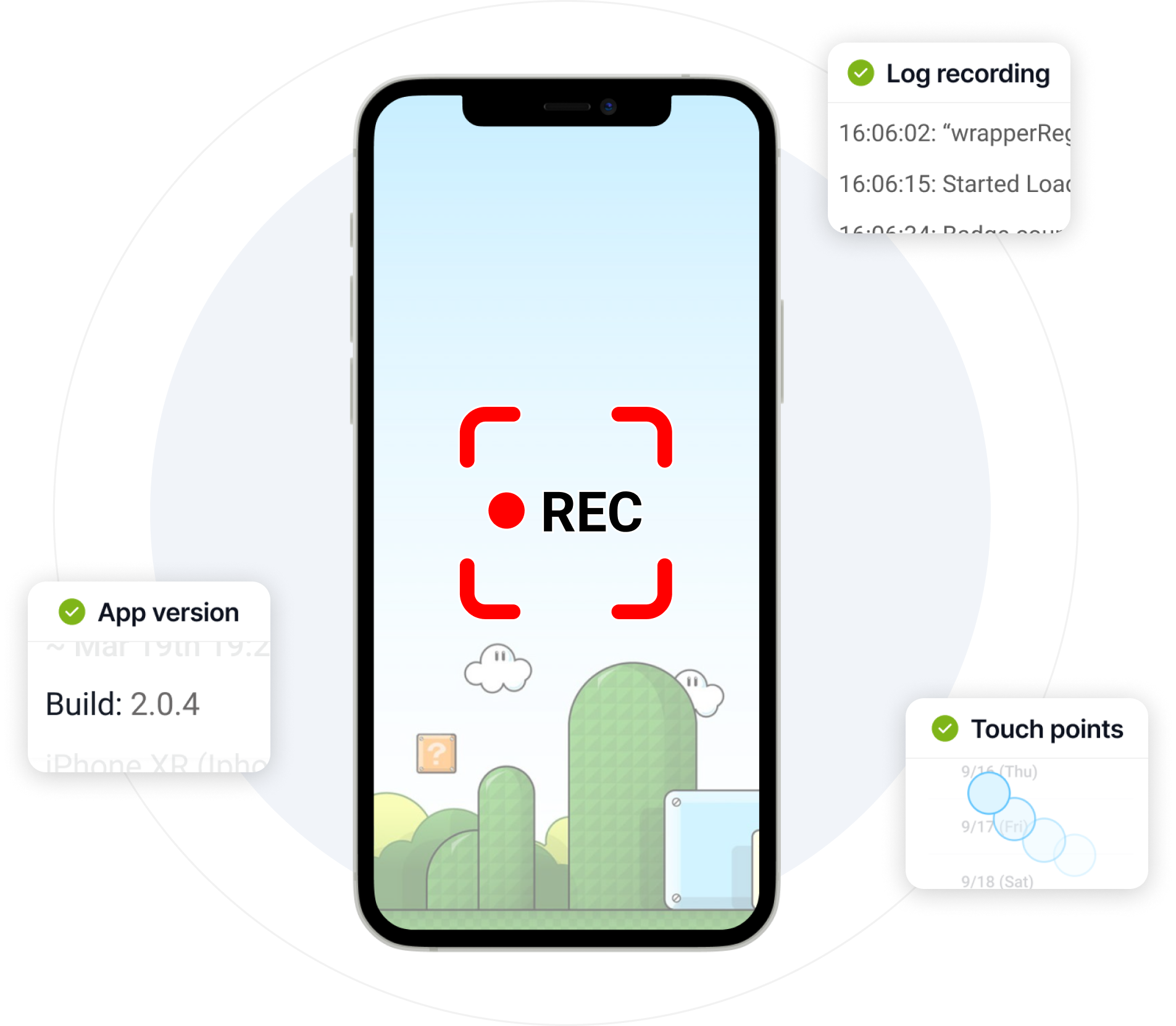 effi - App screen recording / Game screen recording / App log recording
